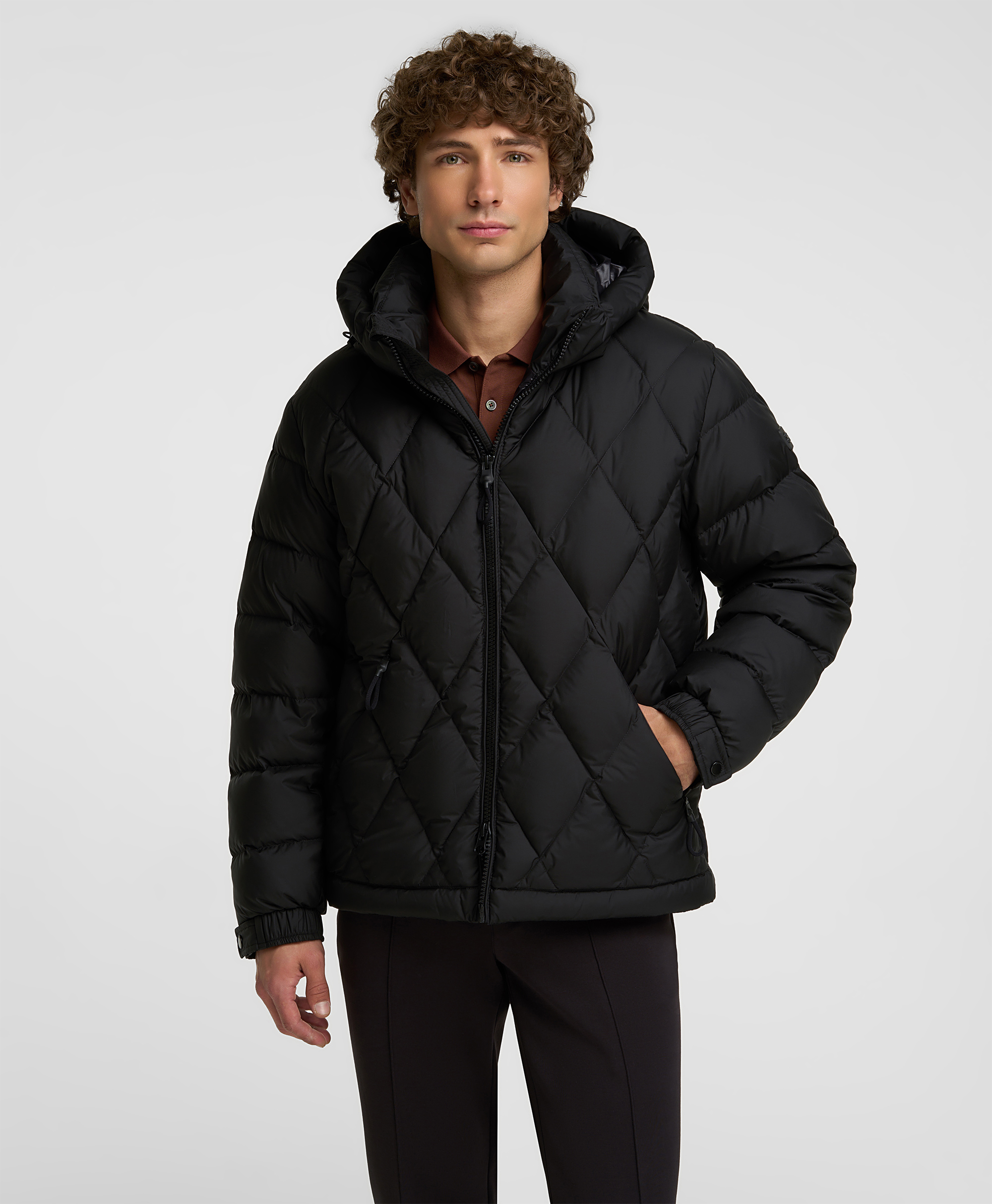 Пуховик зимний JK-0556 BLACK- купить в HENDERSON.RU, цена 21995.00