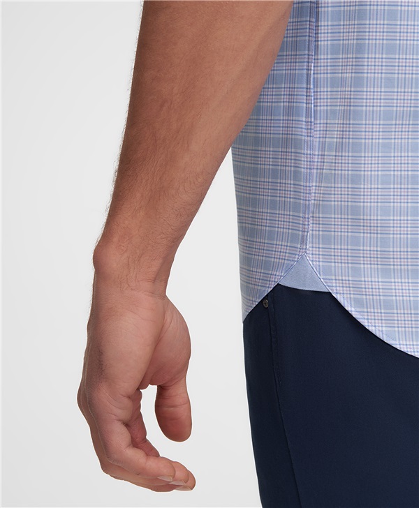 Рубашка хлопковая, прямой силуэт SHS-0710-R BLUE- купить в HENDERSON.RU ...