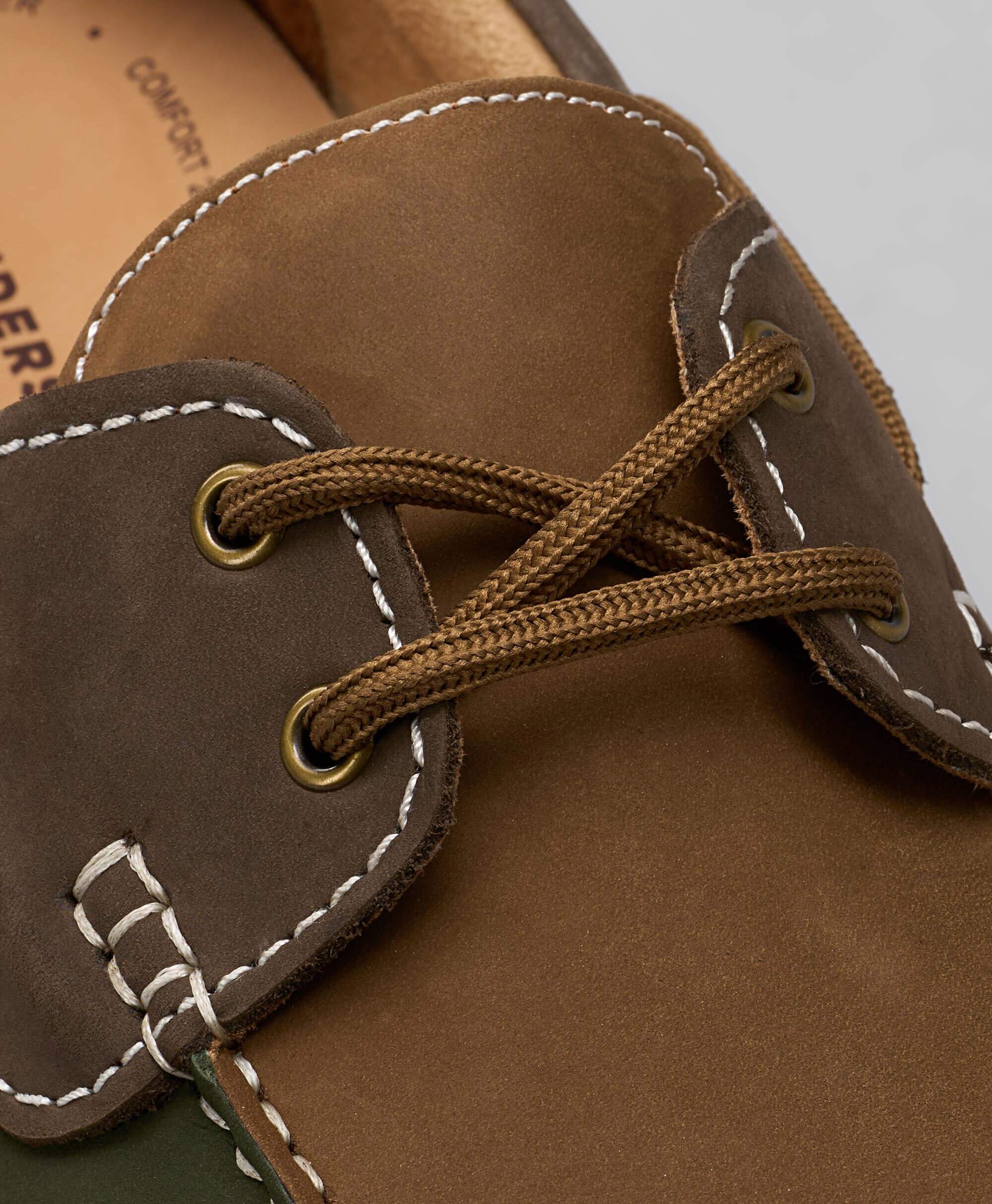 Топсайдеры текстильные SS-0787 BROWN- купить в HENDERSON.RU, цена 9595.00