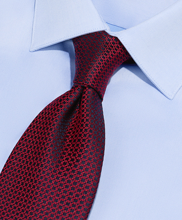 Классический галстук из 100% шелка TS-2313-R BORDO- купить в HENDERSON ...